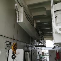 China Two Hooks Horizontal Gantry Provision Crane Ship Deck Equipment for sale