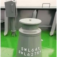 China CB/T 436 Type B Ship Pedestal Roller Fairlead With Cleat Ship Towing Equipment for sale