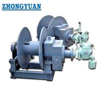 China 10–30kN Marine Accommodation Ladder Winch, ISO 7364 Pneumatic, for Tankers & Offshore Use for sale