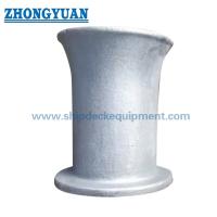 China Casting Steel Single Bitt Bollard ASTM A27-70-36 Ship Mooring Equipment for sale