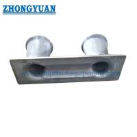 China Casting Steel Double Bitt Bollard With Horns Ship Mooring Equipment for sale