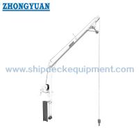 China 0.2–0.8T Movable Garbage Davit | Ship Deck Cargo Hold Lifting Equipment for sale