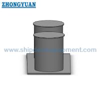 China GB/T 554 Type C Steel Double Bitt Bollard with Narrow Base Ship Towing Equipment for sale
