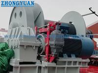 China Diesel Engine Driven Anchor Winch with Single Drum Single Warping End for sale