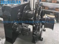 China 5–500kN Electric Mooring Winch for Ship Deck | Single Drum with Warping Head for sale