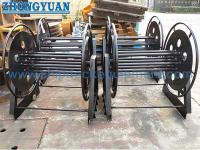 China 28–72mm Ship Mooring Fiber Rope Reel | Synthetic Rope Storage for Ship Deck for sale
