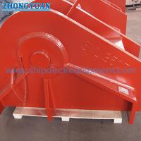 China OCIMF Type Single Point Mooring Chain Stopper Welded Mounting Ship Towing Equipment for sale