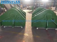 China OCIMF Type Single Point Mooring Chain Stopper Welded Mounting Ship Towing Equipment for sale