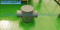 China ISO 13797 Plate Fabricated Pipe Welded Mooring Towing Cruciform Bollards Ship Towing Equipment for sale
