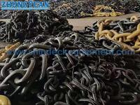 China Class Approval U1 U2 U3  Flash Butt Welded Stud Link Marine Anchor Chain for sale