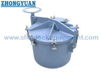 China CB/T 282 Type A Round Type Rotary Oil Tank Hatch Cover Marine Outfitting for sale