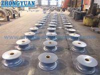 China 150–450mm Marine Roller Fairlead with Verified SWL & Safety Factor for Ship Mooring for sale