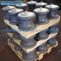 China 100–450mm Open Type Casting Steel Roller Fairlead with Foundation for Ship Mooring for sale