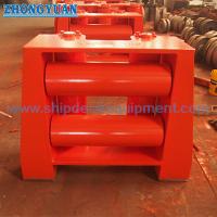China JIS F 2026 Type A Four Tube Roller Universal Fairleads With Horizontal Rollers Ship Mooring Equipment for sale