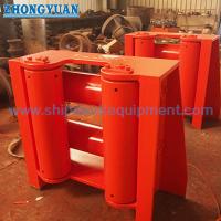 China JIS F 2026 Type A Four Tube Roller Universal Fairleads With Horizontal Rollers Ship Mooring Equipment for sale