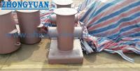 China 150–350mm Cross Bitt Bollards | Cruciform Mooring Bollards for Ship Deck for sale
