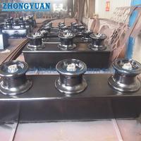 China 150-450mm Open Type 3 Roller Shipside Fairlead | JIS F2014 Rope Guide for Ship Mooring for sale