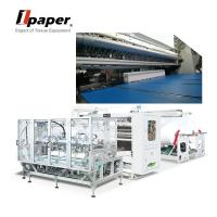 China Three Line Facial Tissue Paper Fold Making Machine with and Air Supply of 0.5-0.8 Mpa for sale
