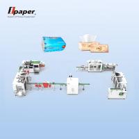 China 3520 KG Restaurant Table Cloth Paper Napkin Embossing Folding Perforating Making Machine Production Line for sale