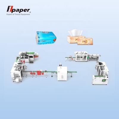 China 3520 KG Restaurant Table Cloth Paper Napkin Embossing Folding Perforating Making Machine Production Line for sale