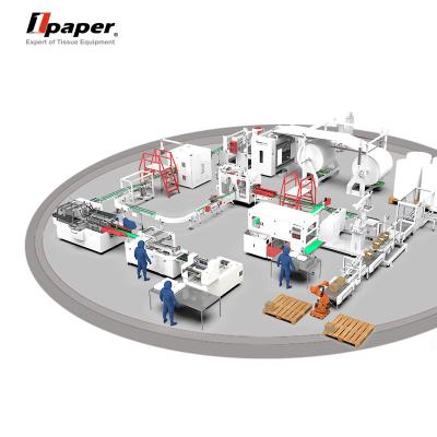 China 300-400g/m3 Carton Paper Facial Tissue Slitter Machine for Versatile Functionality for sale
