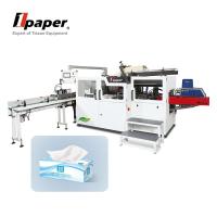 China Automatic Facial Tissue Box Film Making Machine for Hot Melt Packaging and Sealing for sale