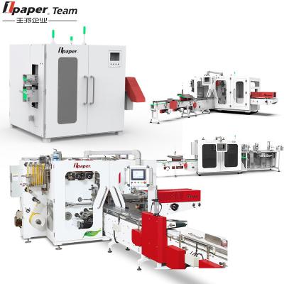 China Facial Tissue Folding Machine with Packing Speed of ≤128bags/minute L4050*W1400*H1915mm for sale