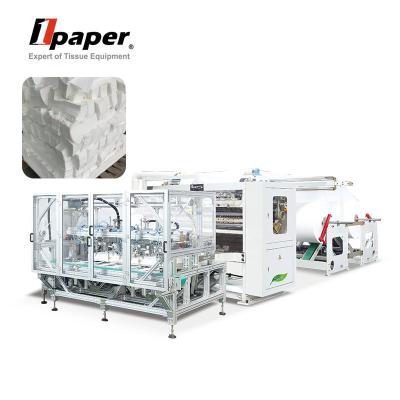 China Facial Tissue Making Machine for Embossed Folding Napkin Paper 0.5-0.8Mpa Air Supply for sale