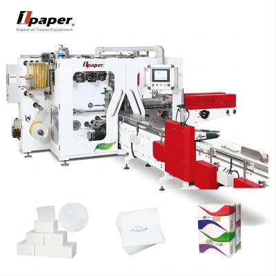 China Automatic Napkin Paper Making Machinery with Air Supply 0.5-0.8Mpa and 5000kg Capacity for sale