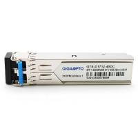 China 1.25G SFP 100GHz 1000BASE-DWDM C17~C61 40km DOM Duplex LC SMF Transceiver Module for sale