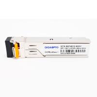 China 1000BASE-BX 1.25G BiDi SFP Transceiver Module TX1570nm/RX1490nm 80km LC SMF DOM for sale