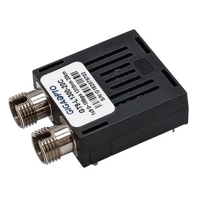 China 0~1Mbps 1x9 Optical Transceiver 1310nm SMF 20km Transceiver Module TTL LVTTL Duplex SC FC ST for sale