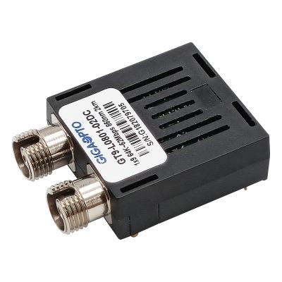 China 64K~52Mbps 1x9 Optical Transceiver MMF 850nm 2km Transceiver Module Duplex SC FC ST DDM TTL LVTTL for sale