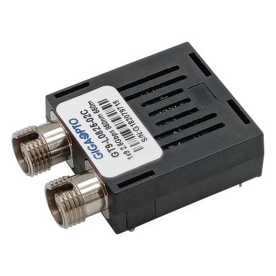 China 1x9 2.5Gbps 850nm 550m MMF LVPECL PECL Transceiver Module  Duplex SC FC ST for sale