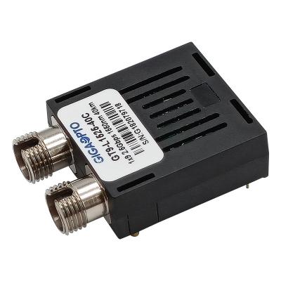 China 2.5Gbps 1x9 Transceiver 1550nm SMF 40km Single Mode Duplex SC FC ST Transceiver Module for sale