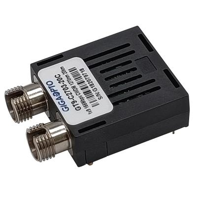 China 1x9 155Mbps CWDM 1270nm 1610nm 20km Duplex SC ST FC SMF Transceiver Module for sale