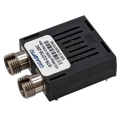 China DFB 1x9 Optical Transceiver 2.5Gbps CWDM 1270nm 1610nm 20km Duplex SC ST FC SMF Module for sale