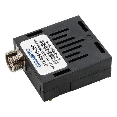China 1.25Gbps 1x9 Optical Transceiver BIDI TX1310nm RX1550nm SMF 20km SC FC ST Transceiver Module for sale
