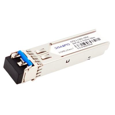 China 155Mbps SFP OC-3/STM-1 IR-1 15km 1310nm Duplex LC SMF DOM Transceiver Module for sale