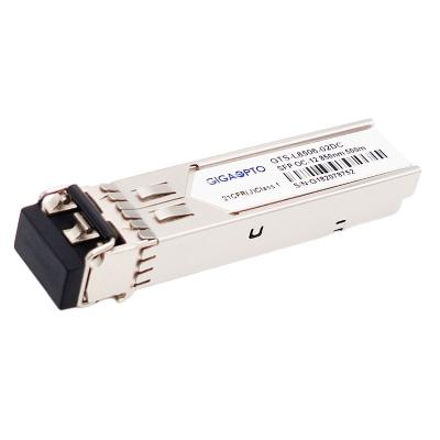 China 622Mbps SFP OC-12/STM-4 SR-0 850nm 500m Transceiver Module MMF DOM Duplex LC for sale