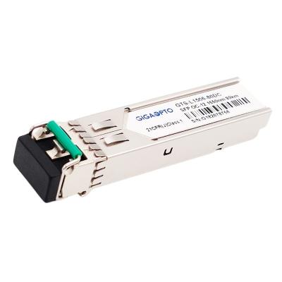 China SFP OC-12/STM-4 622Mbps SONET/SDH 1550nm 80km Transceiver Module LC SMF DOM for sale
