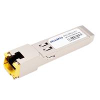 China Copper SFP 10/100/1000BASE-T 100m SGMII Cat 6/6a RJ-45 Optical Transceiver Module for sale