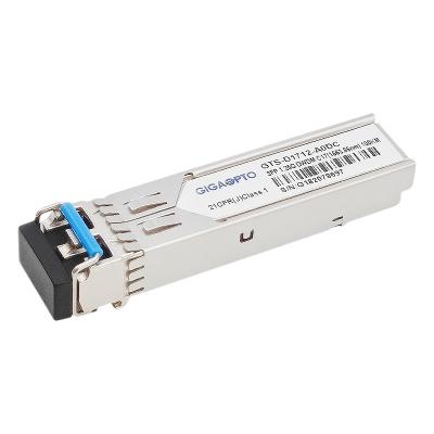 China 1.25Gbps 1000BASE DWDM SFP Optical Transceiver 100km C17 C61 100GHz  DOM SMF LC for sale