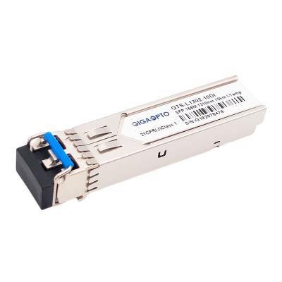 China 155Mbps 1310nm 10km 100BASE LX SFP Optical Transceiver Industrial SMF Duplex LC DOM for sale