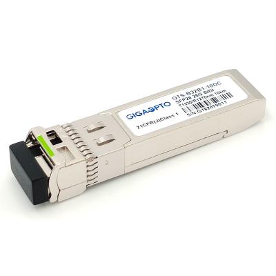 China SFP28 25GBASE Bidirectional SFP Module 1330nm TX 1270nm RX 10km Simplex LC SMF DOM for sale
