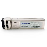 China Tunable 50GHz Step 10G DWDM C-band SFP+ SMF Transceiver 80km 1563.86nm-1528.77nm LC DOM for sale