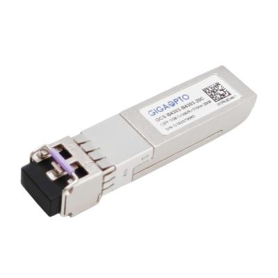 China 2 Fiber 100BASE BIDI CSFP Fiber Transceiver TX1490nm RX1310nm LC 20km DOM for sale