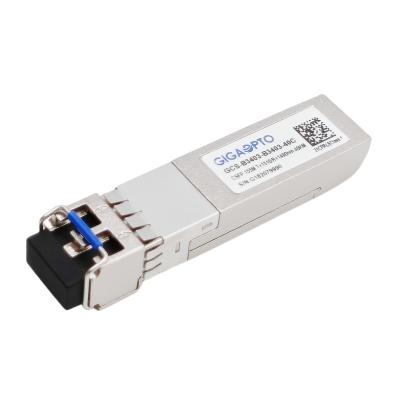 China Dual Channels 155Mbps Compact SFP BIDI Transceiver TX1310nm RX1490nm LC 40km DOM for sale