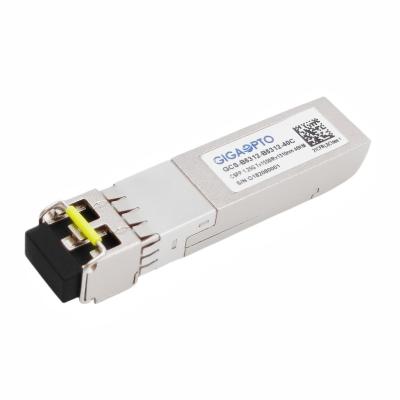 China 1000BASE CSFP Dual BIDI Transceiver 40km TX1550 RX1310 SM LC DOM for sale