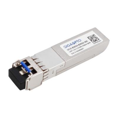 China Dual Fiber 2.5Gbps CSFP BIDI Optical Transceiver TX1310 RX1550 LC 20km DOM for sale